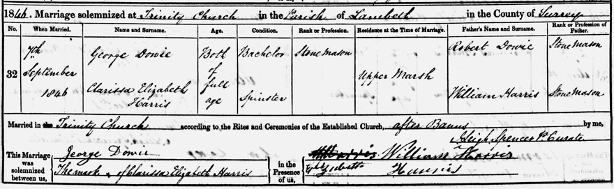 1823 clarissa harris