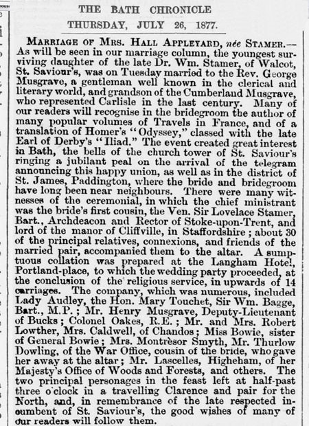 george musgrave musgrave